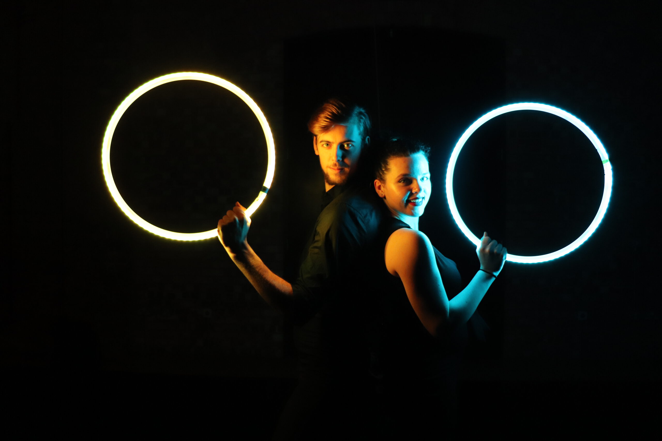 Disco LED hoops - Daniel Simu